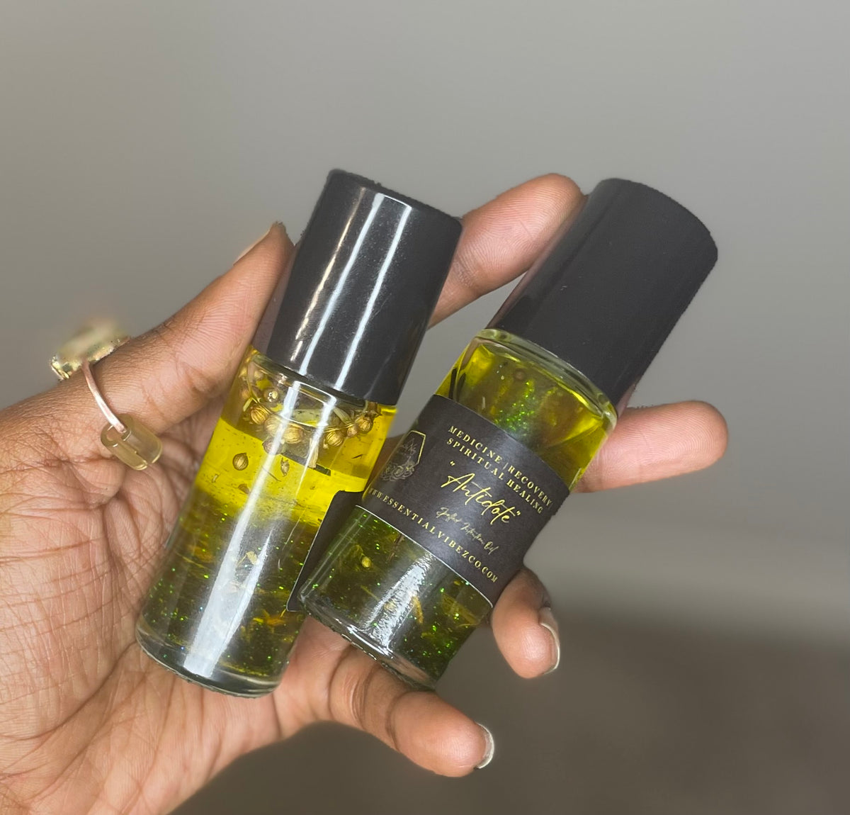 “Antidote” Spelled Intention Oil – Essential Vibez Collection